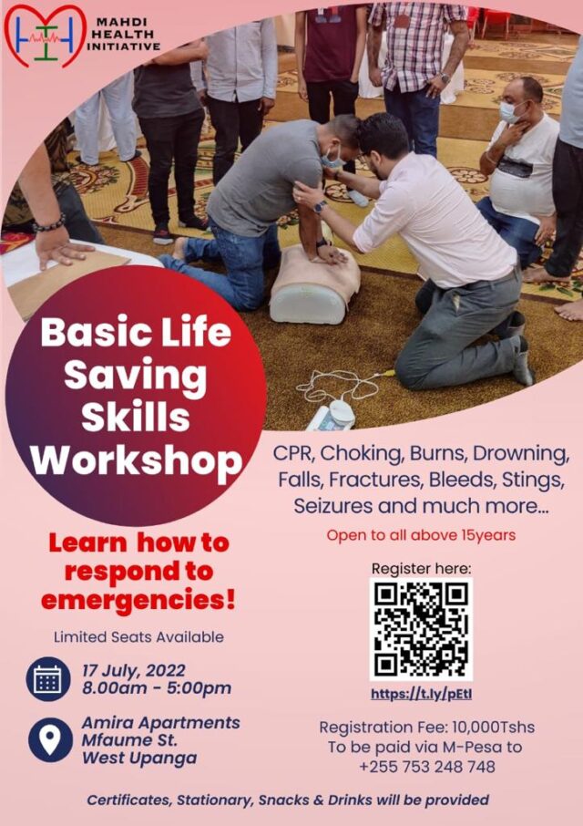 Basic Life Saving Skills Workshop Mahdi Health Initiative